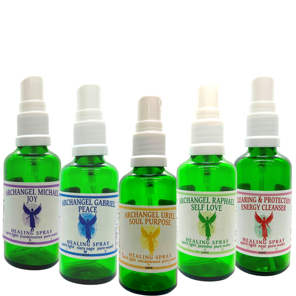 VALUE PACK OF 5 SPIRIT HEALING SPRAYS - Spirit Based Therapies